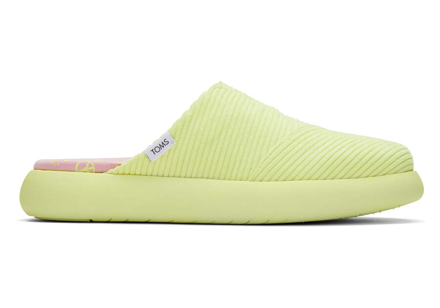 Mallow Mule Neon Yellow & TOMS México